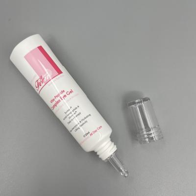 Cina Diametro vuoto su misura 25mm del cappuccio della radura dei tubi 20ml 40ml di compressione di colore per il gel dell'occhio in vendita