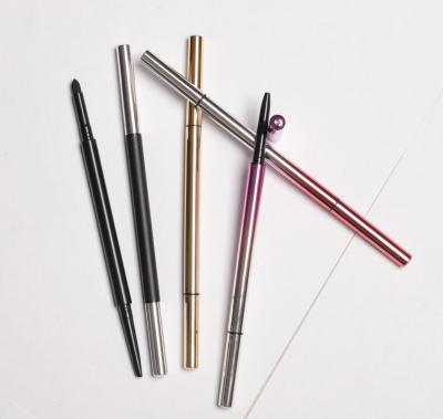 Cina Materiale esile vuoto dell'ABS della spazzola del cotone della polvere del sopracciglio degli strumenti di trucco di stile della matita di sopracciglio in vendita