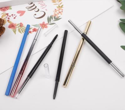 Cina Materiale esile vuoto dell'ABS della spazzola del cotone della polvere del sopracciglio degli strumenti di trucco di stile della matita di sopracciglio in vendita