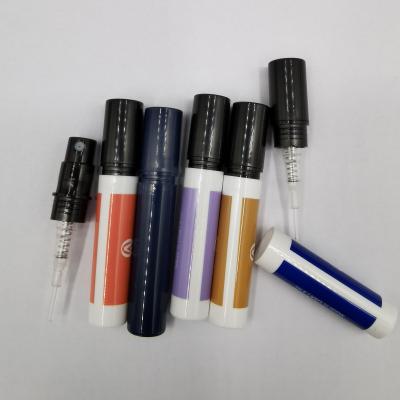 Cina piccola fragranza di plastica 0.11oz 0.17oz Snap-on delle bottiglie dello spruzzo di 3ml 5ml in vendita