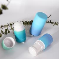 China 30g 50g Round Shape PCR Material Plastic Refillable Deodorant Stick Container for sale