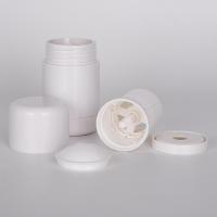 China 30g 50g Round Shape PCR Material Plastic Refillable Deodorant Stick Container for sale