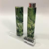 China Plastic Injection Marble Pattern Refillable Perfume Bottle Customized Color 8ml for sale