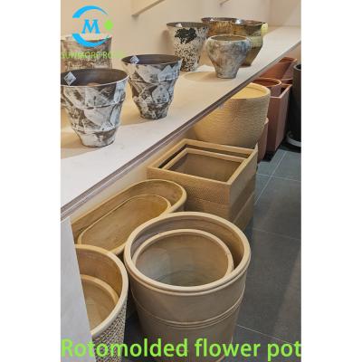 China Rotomolded Flower Pot Mold, Customizable Cylinder Planter Mould for Outdoor Garden Use for sale
