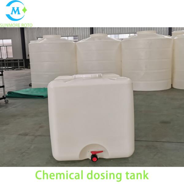 Quality Square Plastic Storage Tanks LLDPE Rotomolded Tank 50L For Laboratory Systems for sale