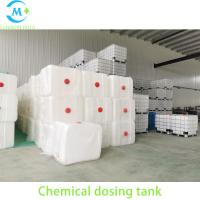 Quality Rectangular 160L Plastic Chemical Storage Tanks For Equipment Level PAC PAM for sale