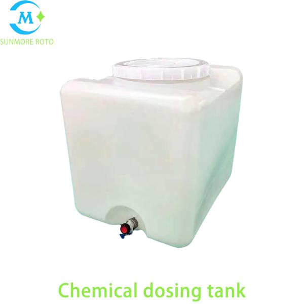 Quality Rectangular 160L Plastic Chemical Storage Tanks For Equipment Level PAC PAM for sale