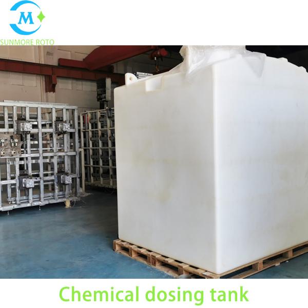 Quality Rectangular 160L Plastic Chemical Storage Tanks For Equipment Level PAC PAM for sale