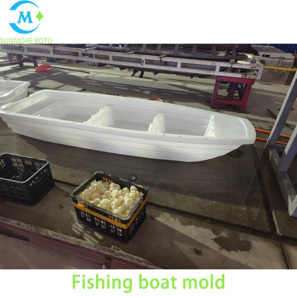 Quality Wide Hull 2.8m Rotomolded Fishing Boat Monohull Structure For Aquaculture Operation for sale
