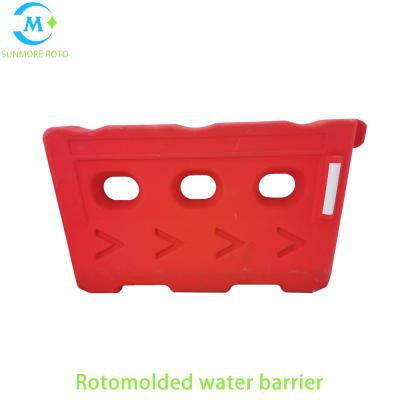China SUNMORE Factory Rotomolded Water Barrier Mold for Road Construction & Traffic Control Use for sale