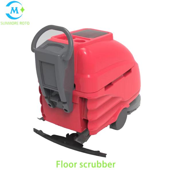 Quality OEM ODM Rotomolded HDPE Walk-Behind Floor Scrubber Housing Mold & Industrial Floor Cleaner for sale