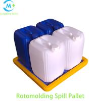 Quality SUNMORE OEM ODM Rotomolded HDPE 32L Spill Containment Pallet Mold for 4 Drums for sale