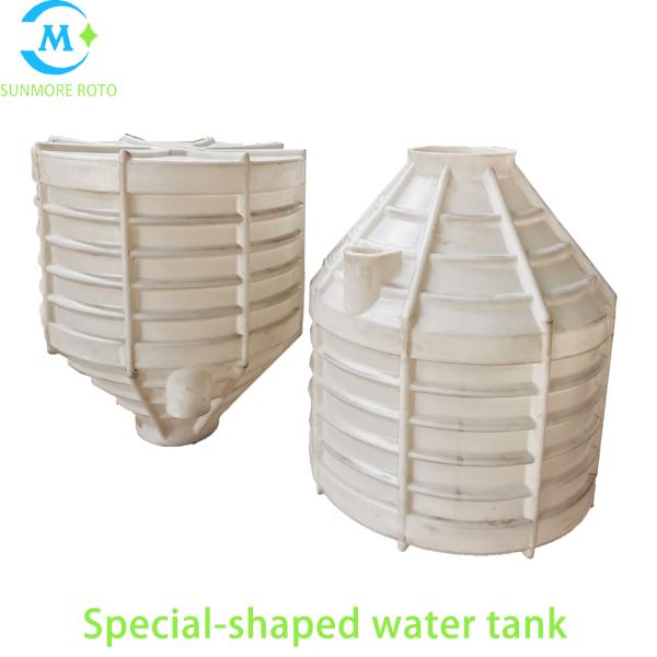 Quality SUNMORE Rotomolded Special-Shaped HDPE Water Tank, Reinforced Rib Custom Irregular Plastic Water Storage Tank For Sewage Treatment & Farm Water Supply for sale