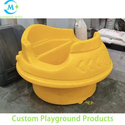 China SUNMORE ROTO OEM Custom Rotomolded Playground Plastic Chair, Thick Anti-UV LLDPE Kids Amusement Seat For Outdoor Scenic Spot for sale