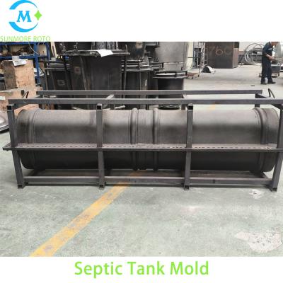 China OEM Custom Horizontal Septic Tank Rotomold, Anti-Deformation Welded Steel Frame Mould For Rural Renovation LLDPE Sewage Tank for sale