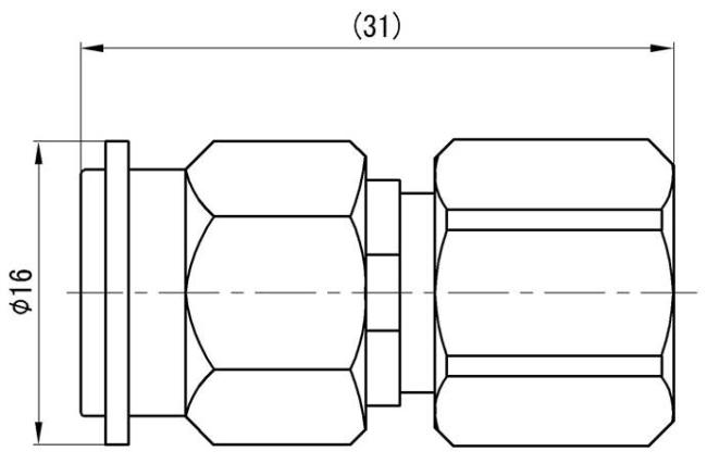 TNC Male RF Coaxial Connector for Mating with RG 142B/U Cable