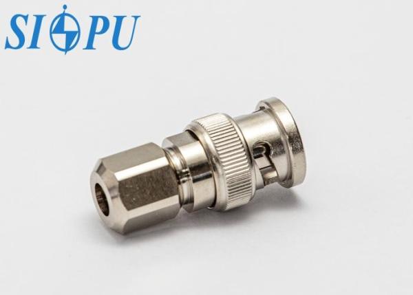 Male Straight RF BNC Connector Mates With RG 142/U Coaxial Cable