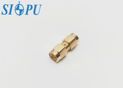 Cina SMA Maschio a SMA Maschio RF Coaxial Adapter Corpo in ottone in vendita