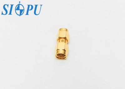 Cina SMA Maschio a SMA Maschio RF Coaxial Adapter Corpo in ottone in vendita