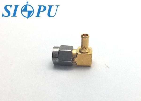 Male Angled Coaxial SMA RF Connector For CXN3506 Cables