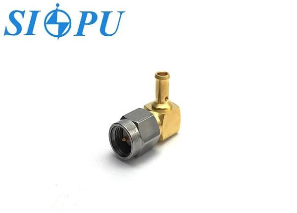 Male Angled Coaxial SMA RF Connector For CXN3506 Cables