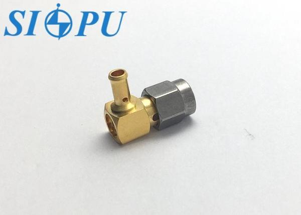 Male Angled Coaxial SMA RF Connector For CXN3506 Cables