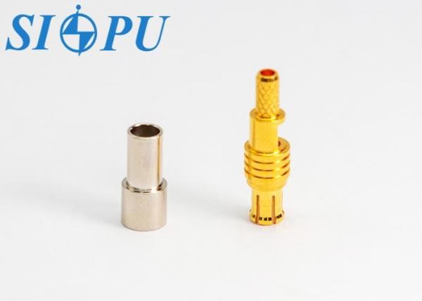 Quality Straight MCX Male RF Coaxial Connector – Solder Type for RG316/U Cable for sale