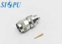 Quality TNC Male Self-Locking RF Coaxial Connector – for RG142B/U Cable for sale