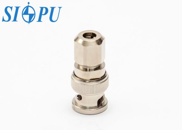 Male Straight RF BNC Connector Mates With RG 142/U Coaxial Cable