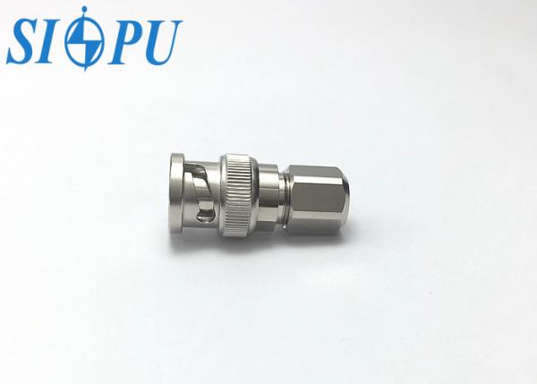 Male Straight RF BNC Connector Mates With RG 142/U Coaxial Cable
