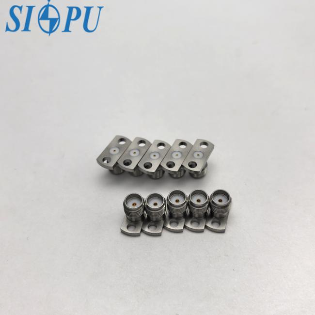 Connector – Flange Mount Receptacle SMA Female RF Coaxial