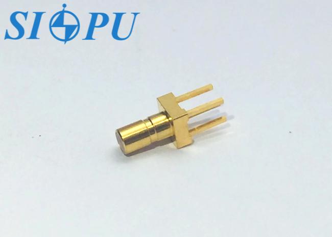 SMB Male PCB Soldered RF Coaxial Socket