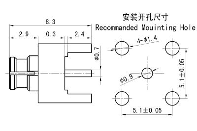 China Server openresty Radio Frequentie Coaxiale Connector die Gemakkelijk aan Klantvereisten Voldoet Te koop