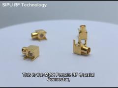MCX connettore coassiale RF femminile ¢ montaggio PCB, tipo a quattro zampe