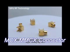 MCX connettore coassiale RF femminile ¢ montaggio PCB, tipo a quattro zampe