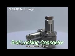 TNC Male RF Coaxial Connector   Self-Locking Plug (Radially Meshing), Slate Finish, compatibile con il cavo RG142B/U (Modello: TNC-J5-ZS)