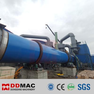 China Industrial Bentonite Kaolin Clay Silica Sand Gypsum Rotary Drum Dryer Machine for Sale for sale
