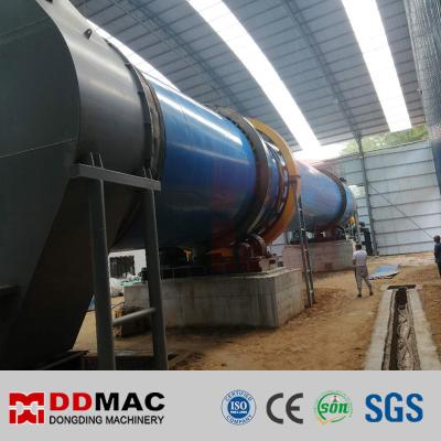 China Horizontal Rotary Drum Dryer for Silica Sand, Kaolin, Cement, Ore Powder, Bentonite, Clinker, Industrial Rotary Dryer for sale