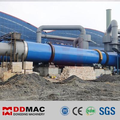 China Industrial Bentonite Kaolin Clay Silica Sand Gypsum Rotary Drum Dryer Machine for Sale for sale