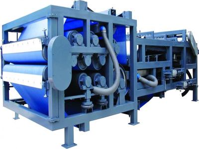 China Large Processing Capacity Belt Filter Press for Olive Pomace, Cassava Residues, Spent Grain, Sludge Dewatering5 Large Pr for sale