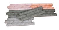 China Customized Rotational Molding Plastic Stone Wall for sale