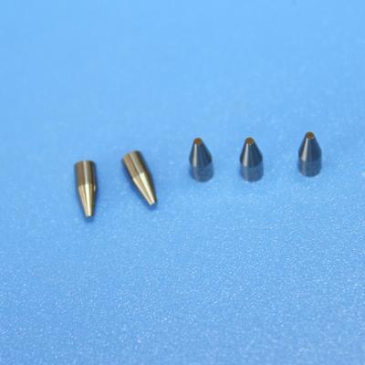 China 0.09mm Ultra High Precision Laser Soldering Carbide Tin Ball Nozzle for sale