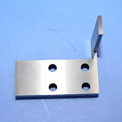 China Custom Non-Magnetic Alloy Four-Bore Contoured Component with Precision Holes for Tooling & Assembly for sale