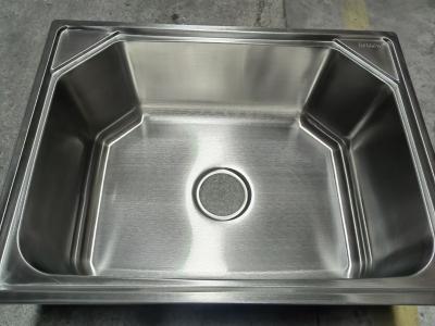 중국 최고 마운트 큰 헥사곤 스테인리스 스틸 싱글 볼 싱크 카운터 위에 판매용