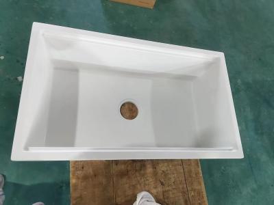 Rear Or Center Drain Placement Quartz Stone Kitchen Sink No Faucet Included Accessories Faucet