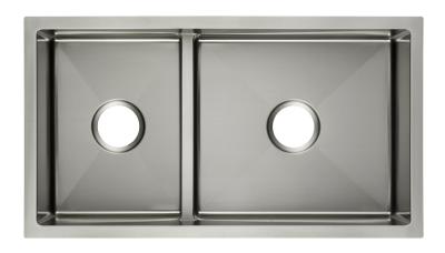 China 30 Inch Undermount Kitchen Sink in Brushed Stainless Steel for Industrial Kitchen for sale
