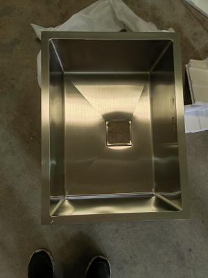 중국 평면 배수 구멍 스테인리스 스틸 싱글 볼 싱크 톱마운트 설치 다재다능 판매용