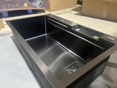 China Square Brushed Single Bowl Undermount Sink with Smooth and Easy-to-clean Surface for sale