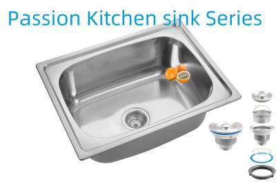 중국 스테인리스 스틸 싱글 볼 싱크 - 현대적인 가정을 위한 최고의 주방 필수품 판매용