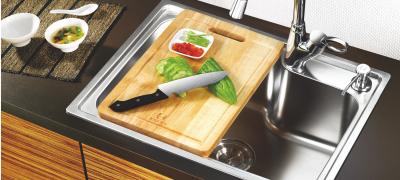 Cina Acciaio inossidabile vaschetta singola lavandino finitura oro sovrafflusso fino a voi richiesto in vendita